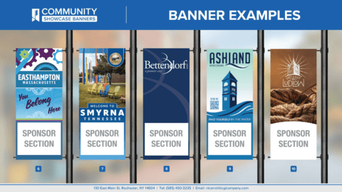 Community Showcase Banners | Our banners serve to enhance ordinary ...